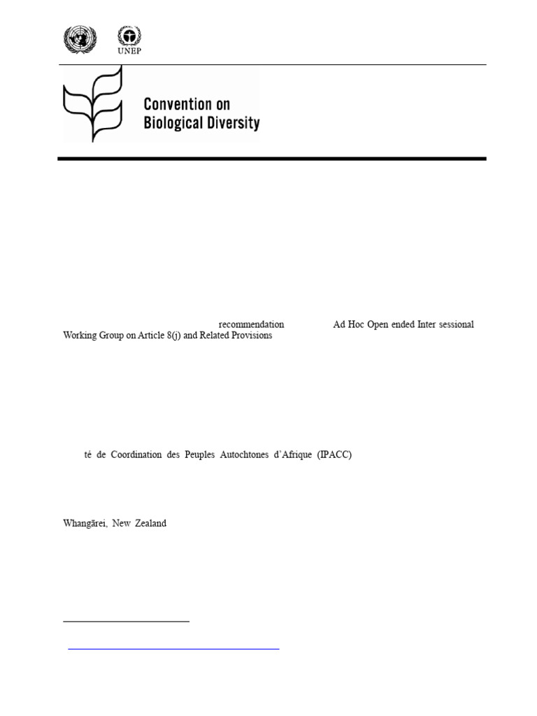 Cop 14 Inf 05 Rev1 En | PDF | Traditional Knowledge