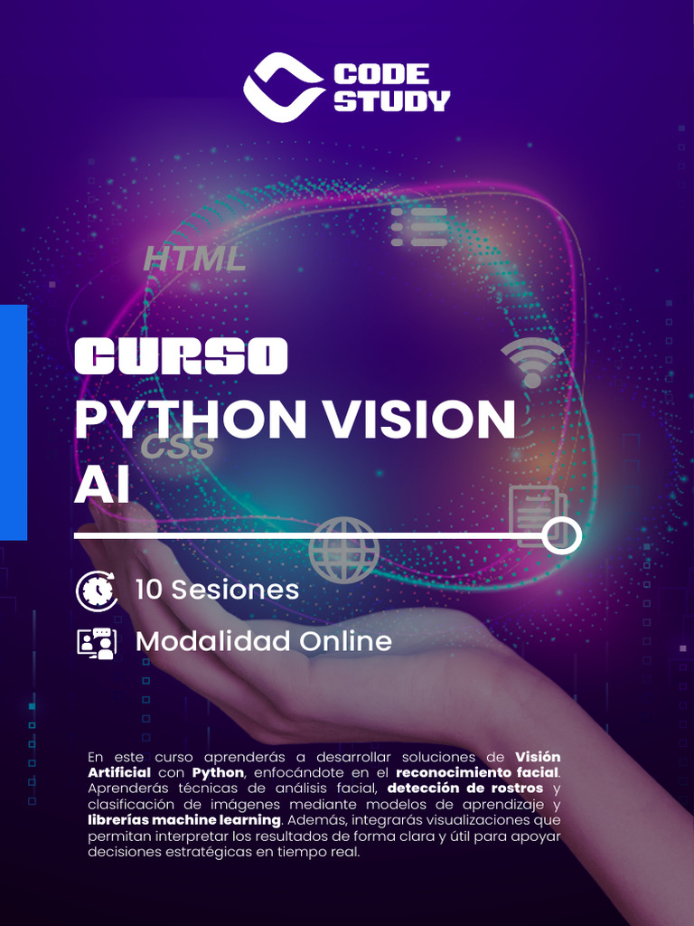 Brochure Curso - Python - Vision - AI | PDF | Visión por computador ...