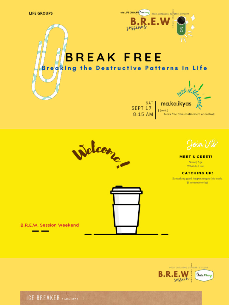 Module 6 Breaking The Destructive Pattern in My Life | PDF ...