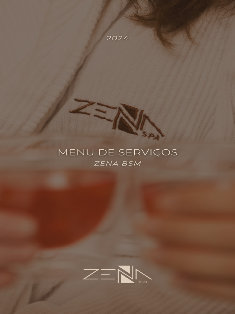 Menu - Zena Spa - 2024 | PDF