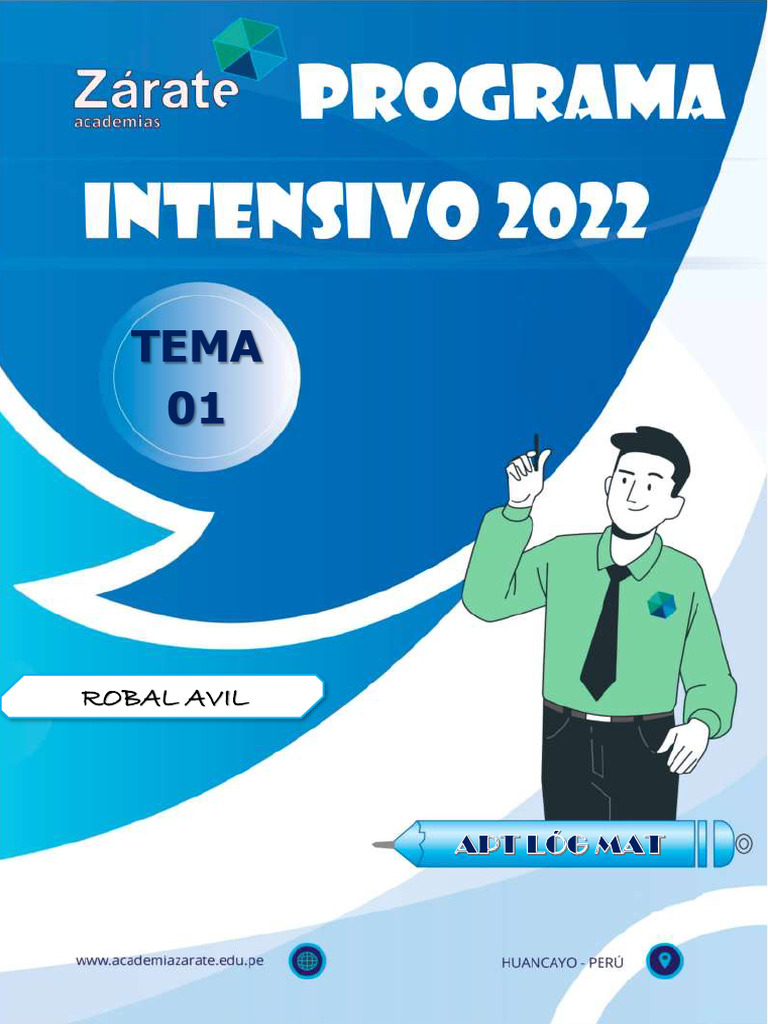 TEMA 01 - APT LÓG MAT | PDF | Ecuaciones | Matemática Elemental