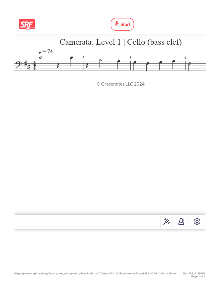 Assignment - Sight Reading Factory® | PDF