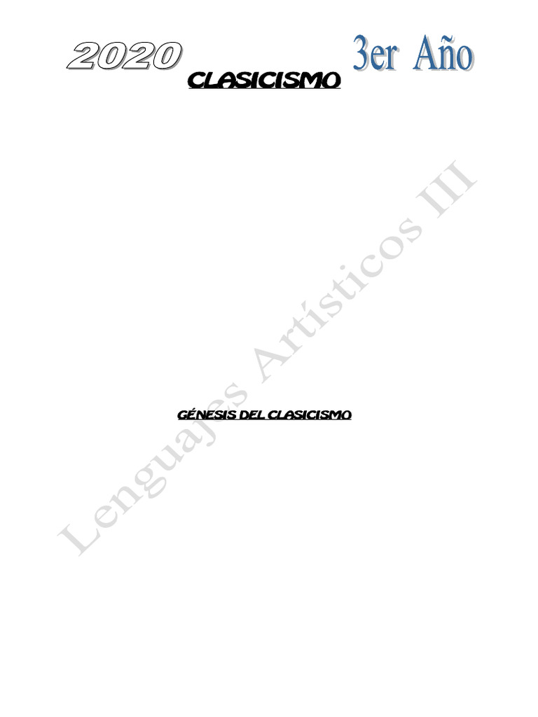 Clasicismo Musical | PDF | Periodo Clásico (Música) | Wolfgang Amadeus Mozart