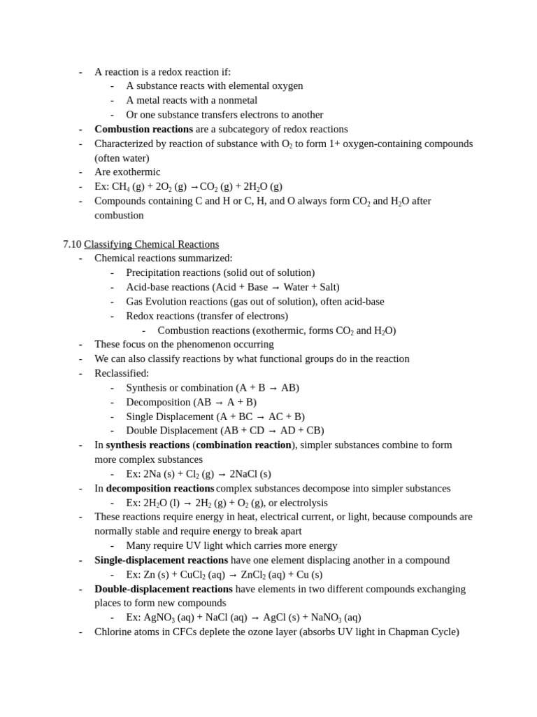 Chem CH 7 Notes For Halliday Resn | PDF