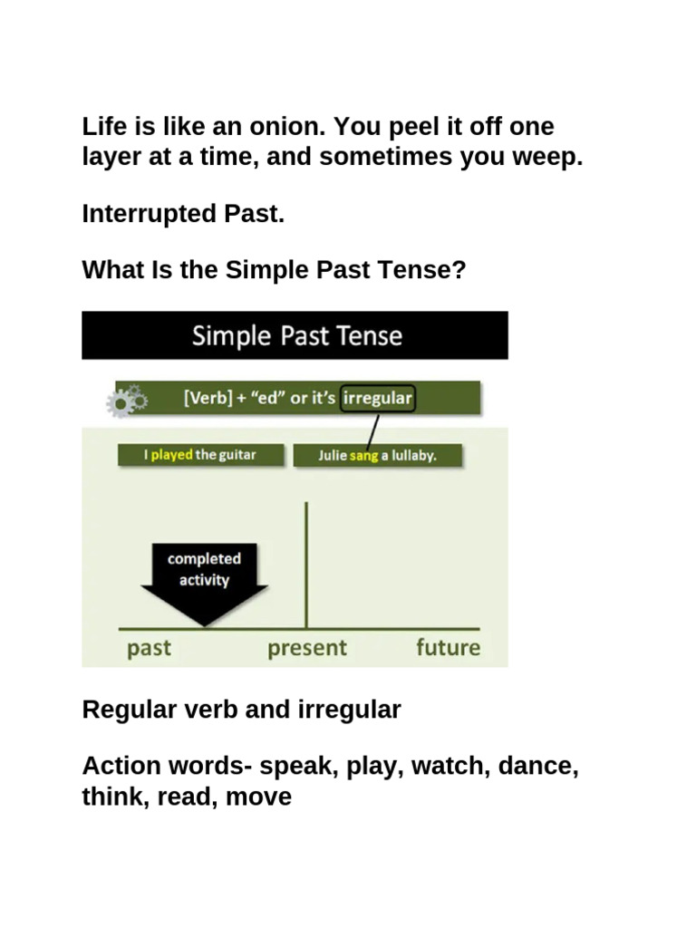 What Is The Past Progressive Tense | PDF | Grammatical Tense | Verb