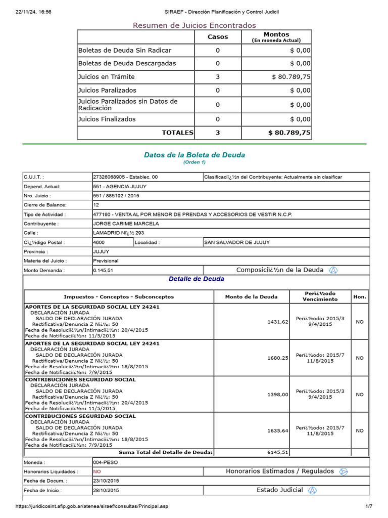 Siraef - Jorge Carime Marcela | PDF | Impuestos | Gobierno