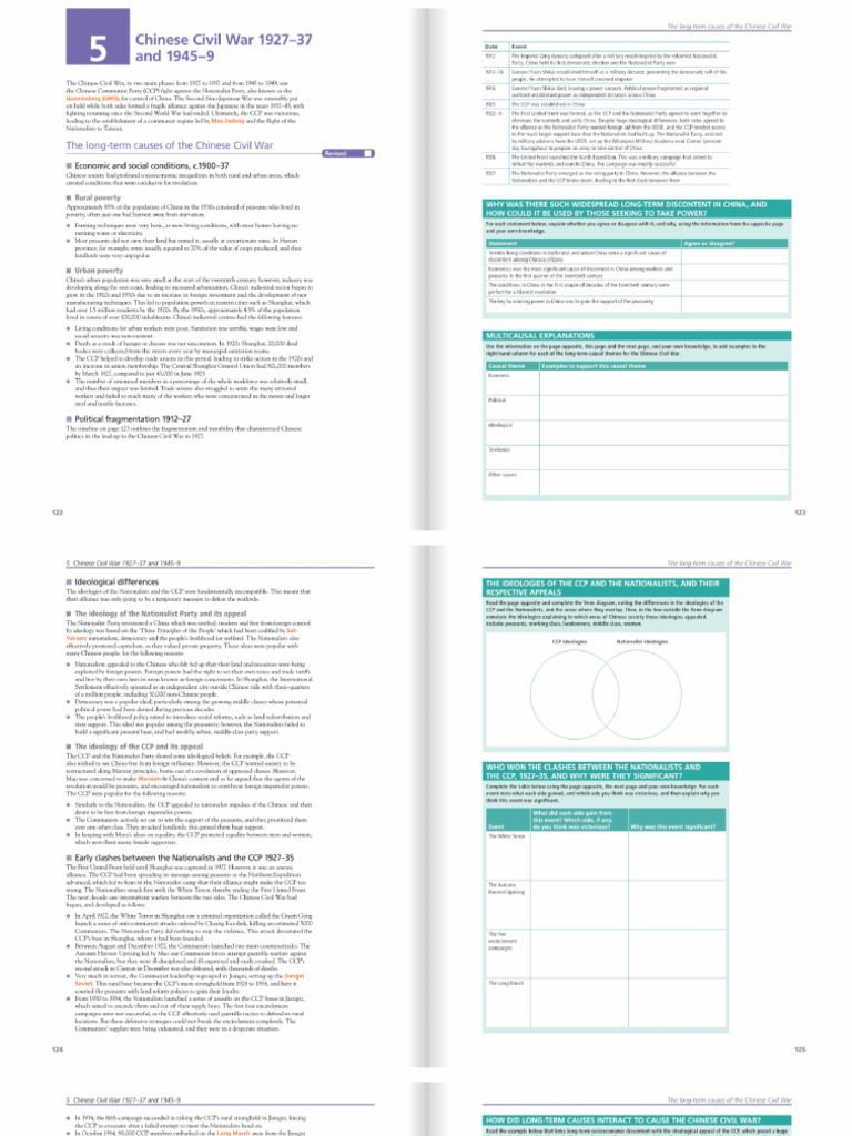 CH 5 Chinese Civil War | PDF