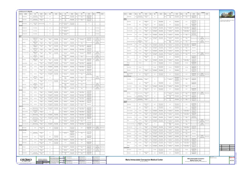 Building Permit Finishes Schedule | PDF | Plaster | Tile