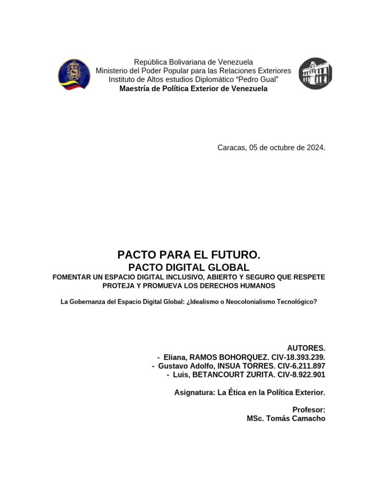 TRABAJO - ANÁLISIS - DEL - OBJETIVO - 3 - PACTO - PARA - EL - FUTURO ...