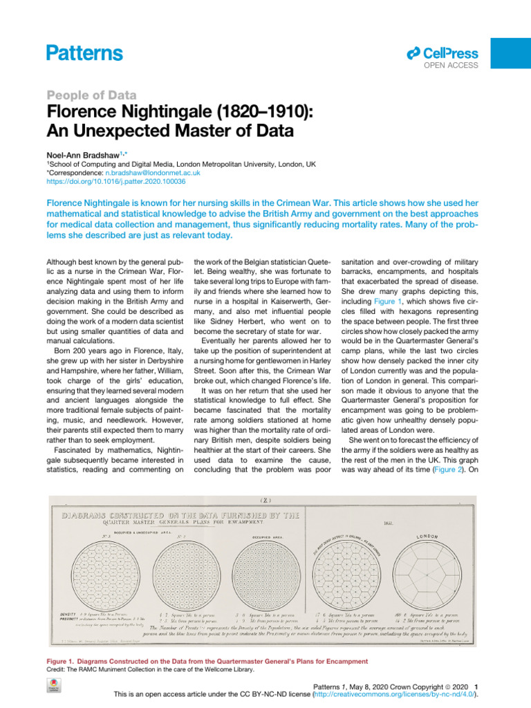 Florence Nighitingale | PDF | Florence Nightingale | Statistics