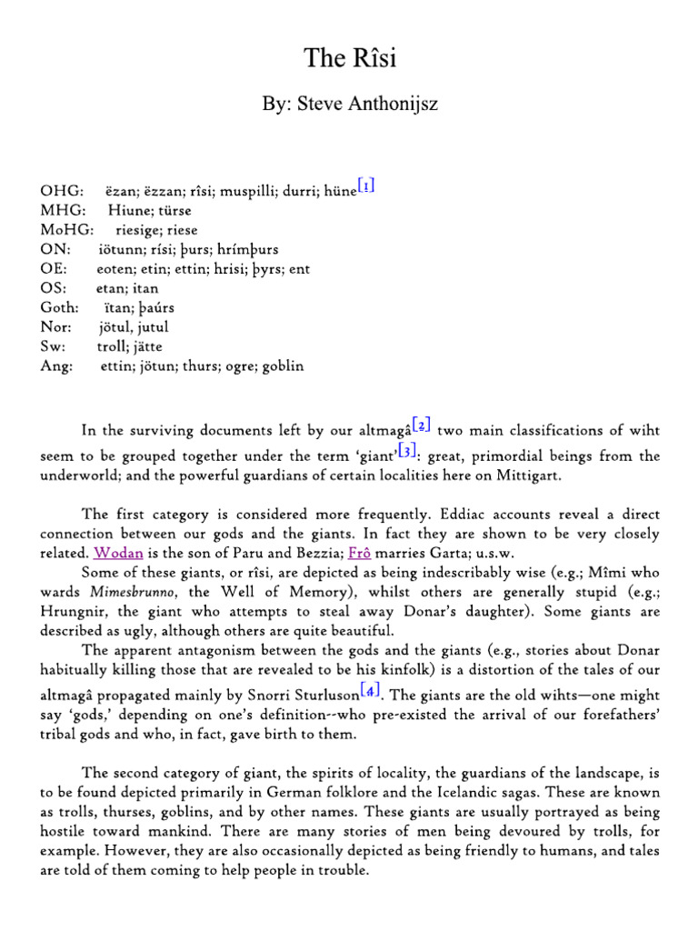The Rîsi | PDF