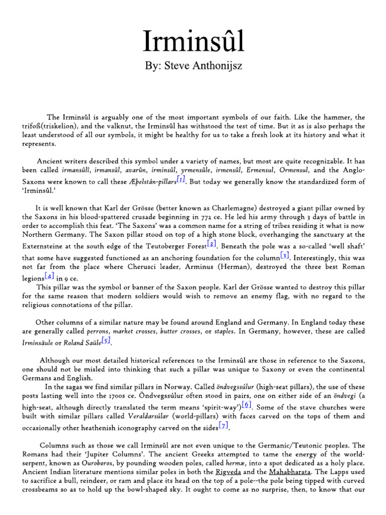 Irminsûl | PDF