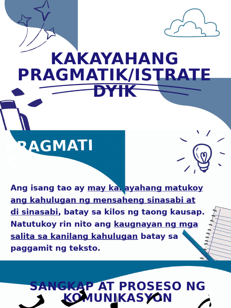 Kakayahang Pragmatik Diskoral | PDF