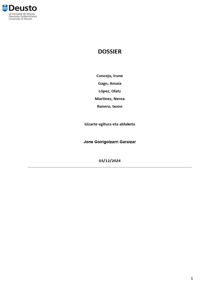 Dossier | PDF