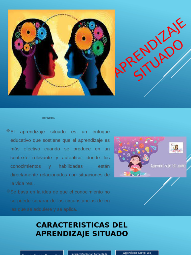 APRENDIZAJE SITUADO | PDF | Aprendizaje | Conocimiento
