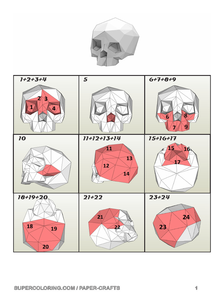 Skull Paper Crafts | PDF