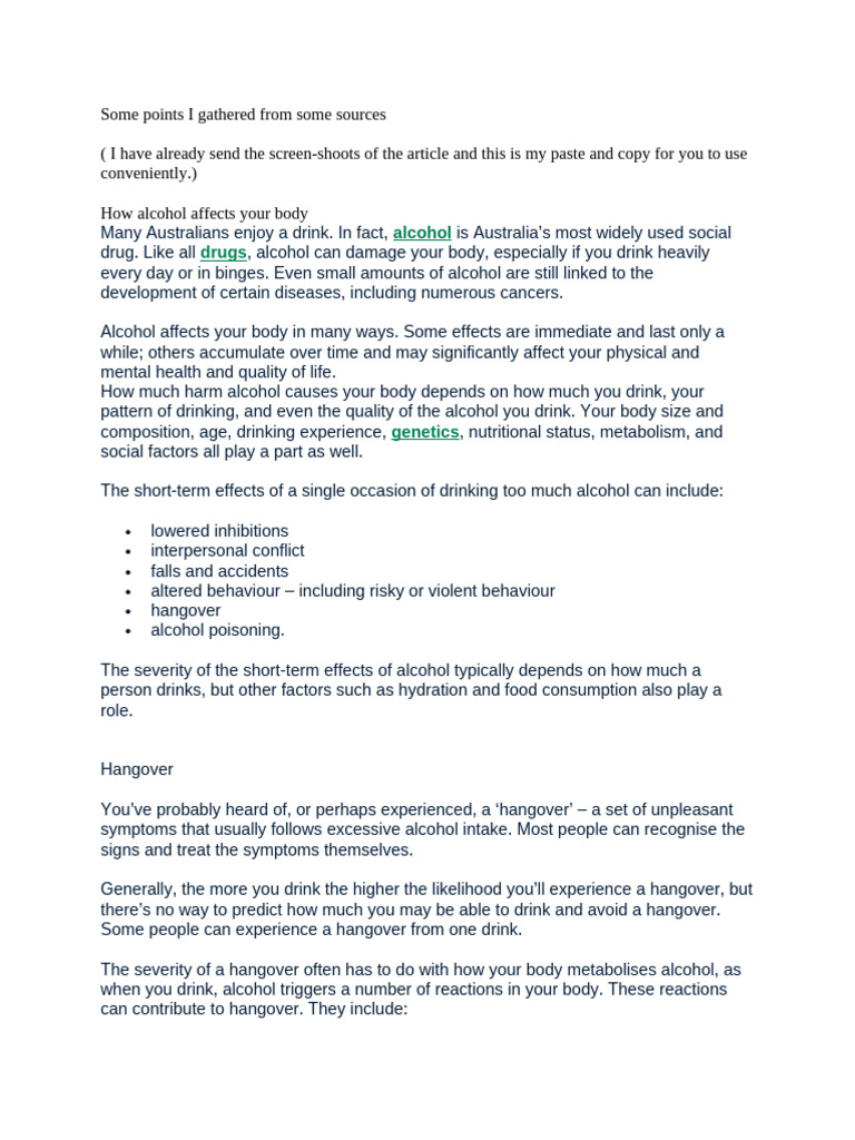 Drinking Alcohol | PDF | Alcoholism | Alcohol And Health