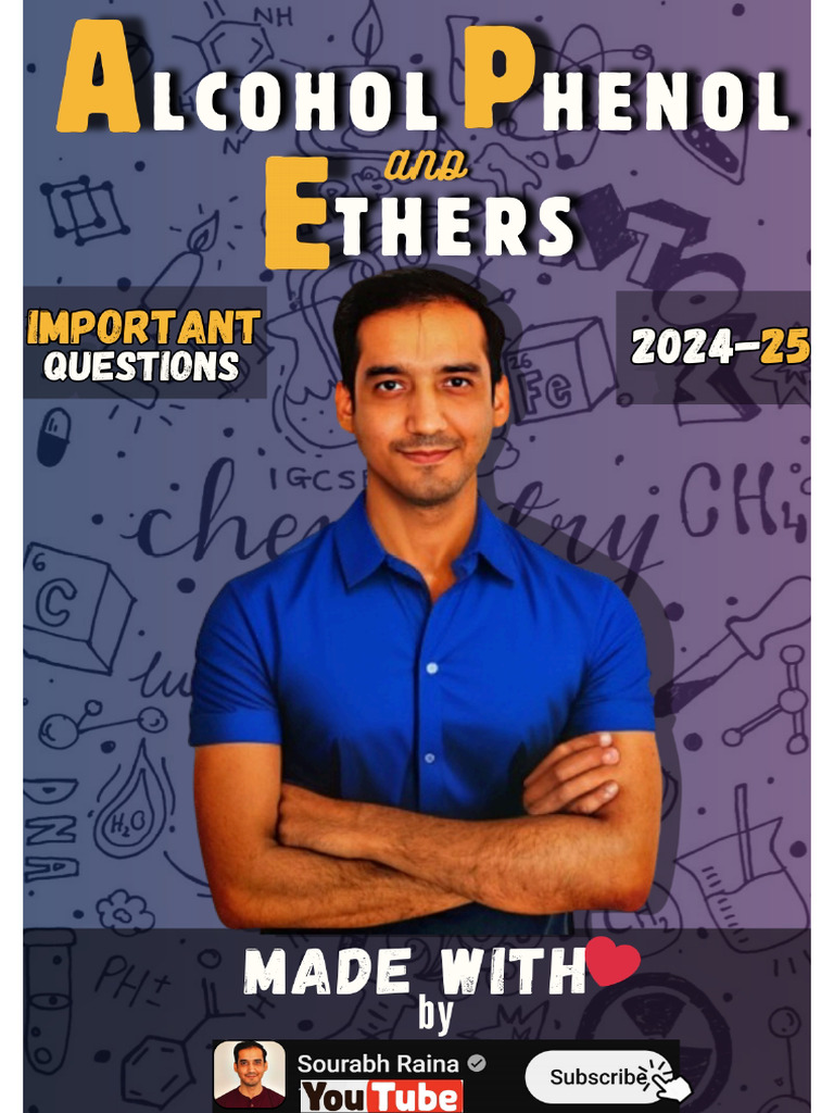 Alcohol Phenol and Ether Important Questions | PDF