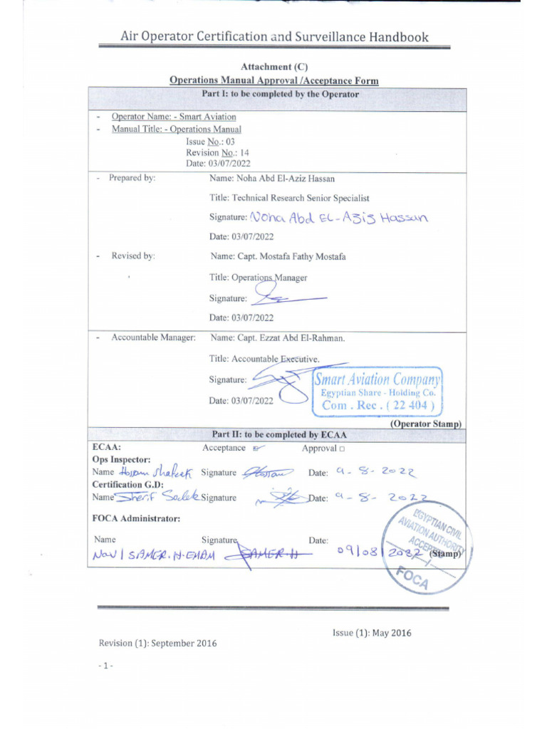 Aviation Operations Manual Overview | PDF | Dangerous Goods | Audit