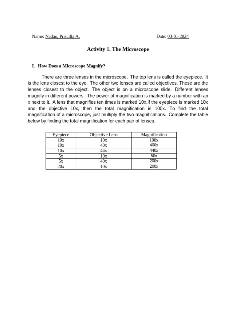 Proper Handling and Use of Microscopes | PDF | Microscope | Atomic