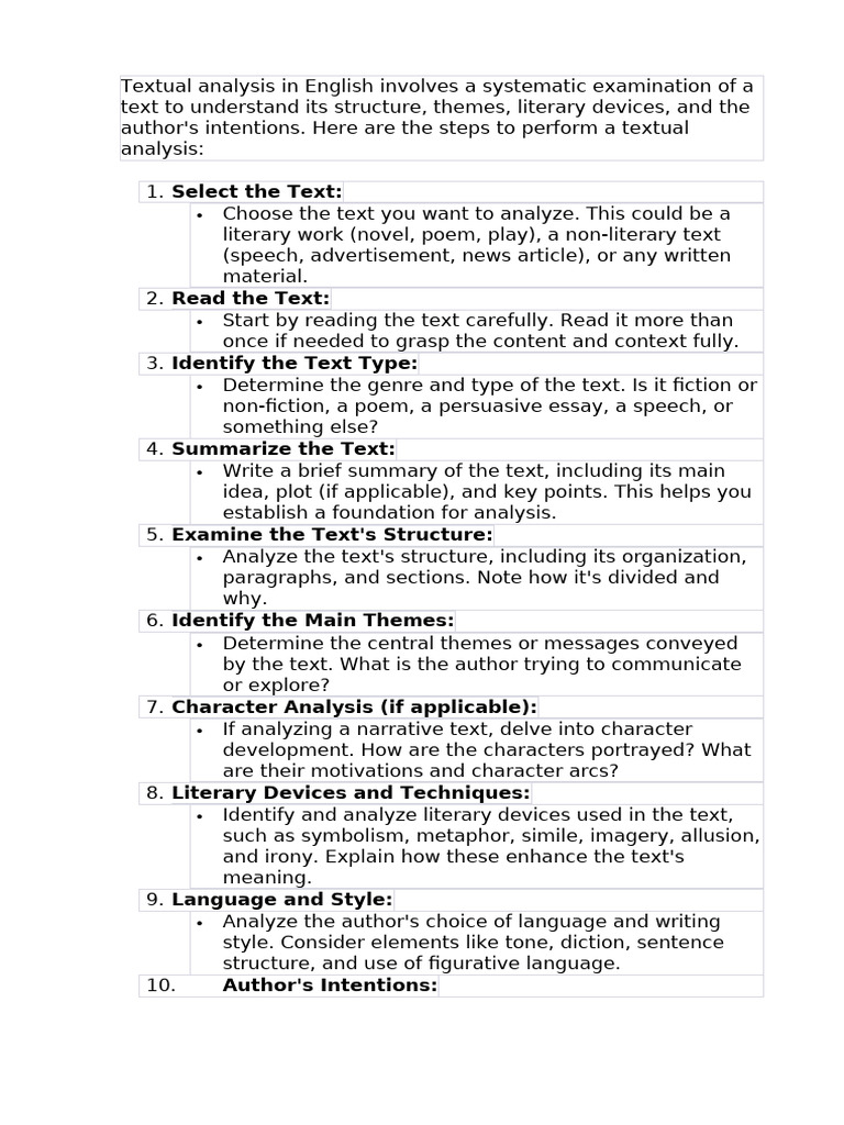 TEXTUAL ANALYSIS - HA | PDF | Genre | Thought
