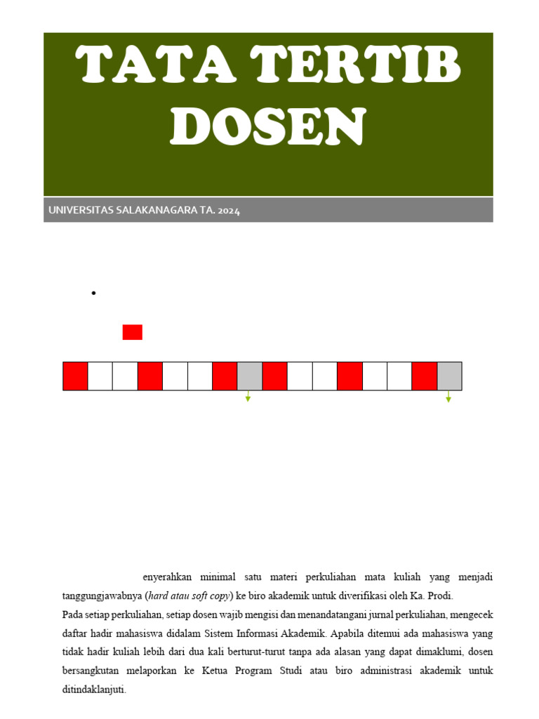 Tata Tertib Dosen | PDF