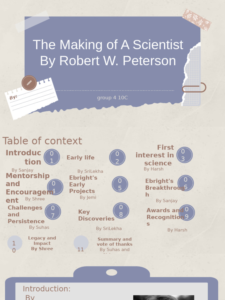 Ebright's Journey to Scientific Success | PDF | Science