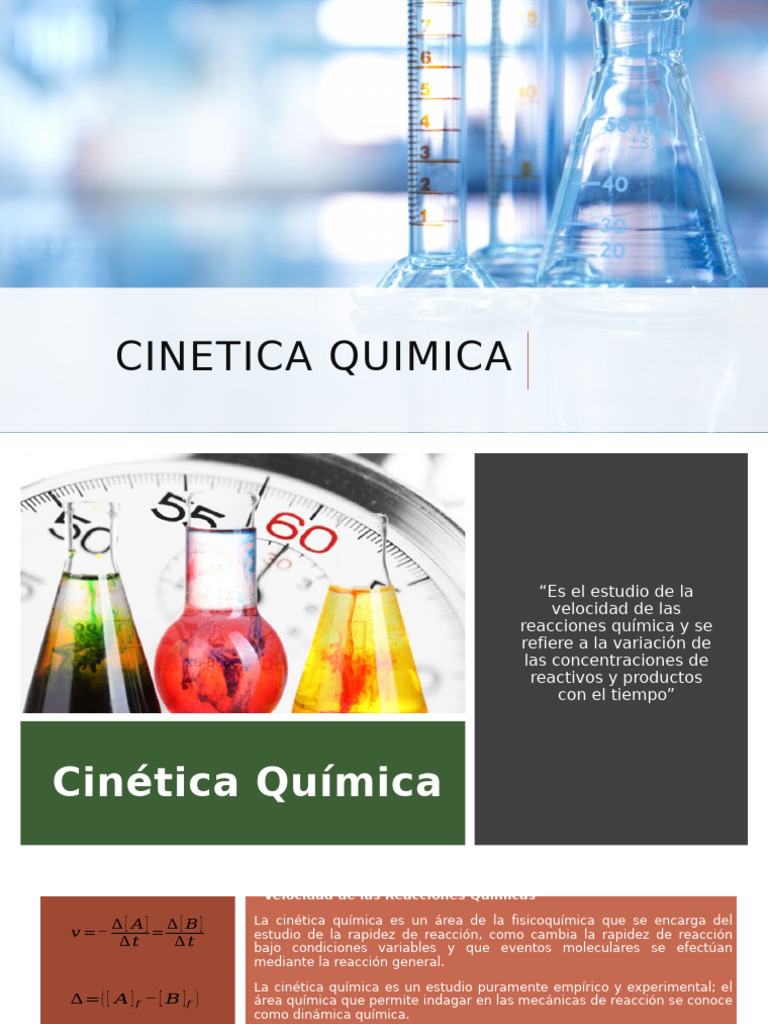 Introducción a la Cinética Química | PDF | Equilibrio químico ...