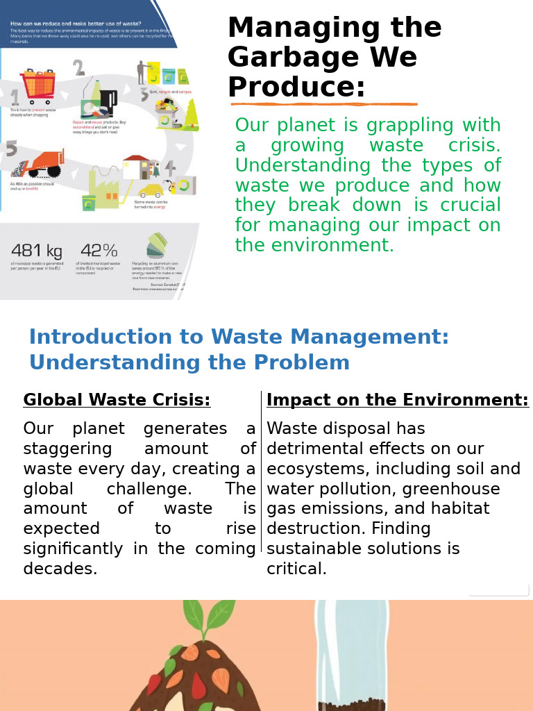 Managing The Garbage We Produce Biodegradable and Non Biodegradable ...
