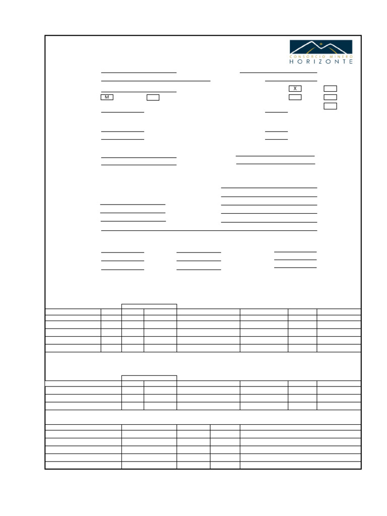 Solicitud Empleo CMH1 | PDF