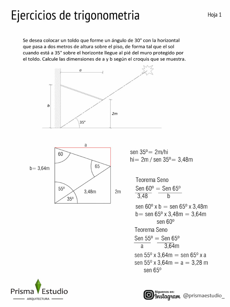 Ejercicios de clase Trigonometria | PDF