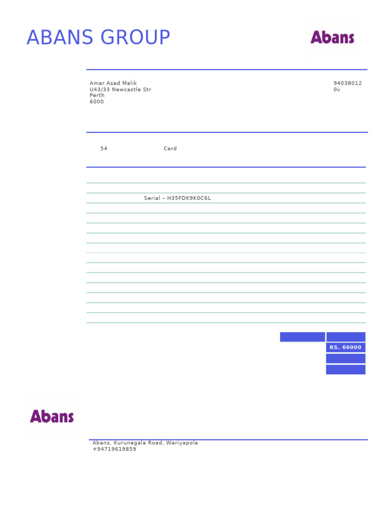ABans Group1 | PDF