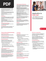 Po Box Application Form Online Access PDF | PDF | Mail | Indemnity