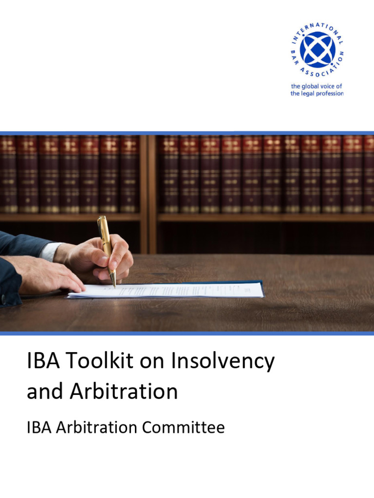 IBA Toolkit: Insolvency & Arbitration Guide | PDF | Arbitration ...