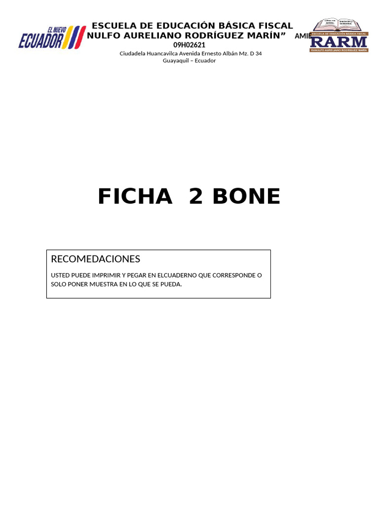 Ficha 2 Bone | PDF | Era precolombina