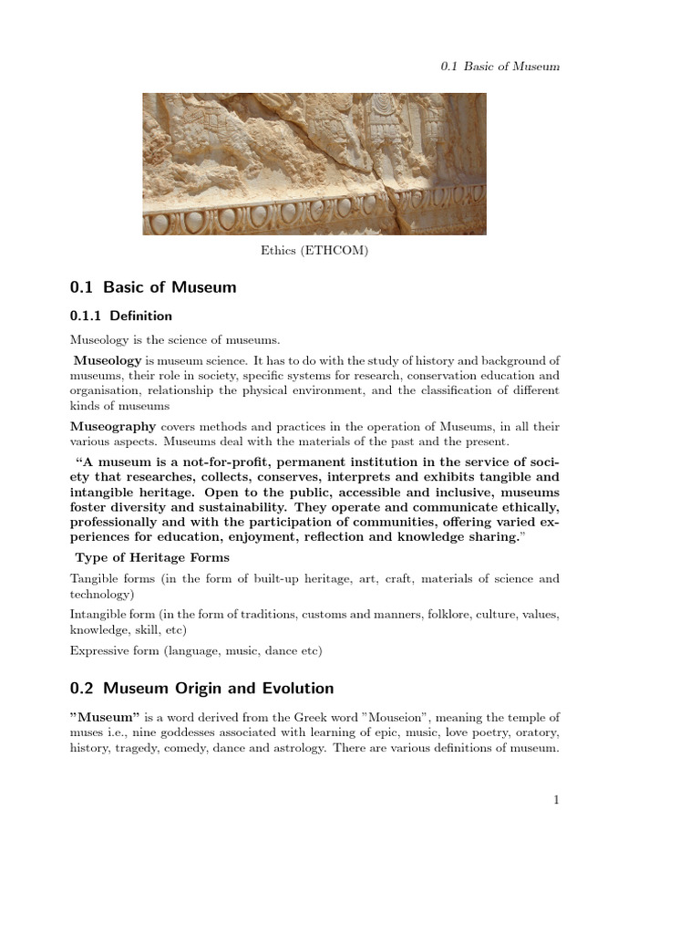 Museums | PDF | Muse