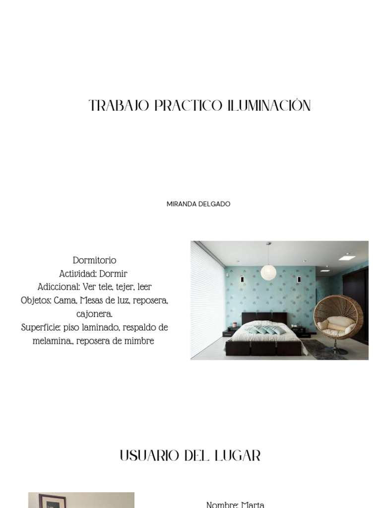 TP Iluminación - Miranda Delgado | PDF