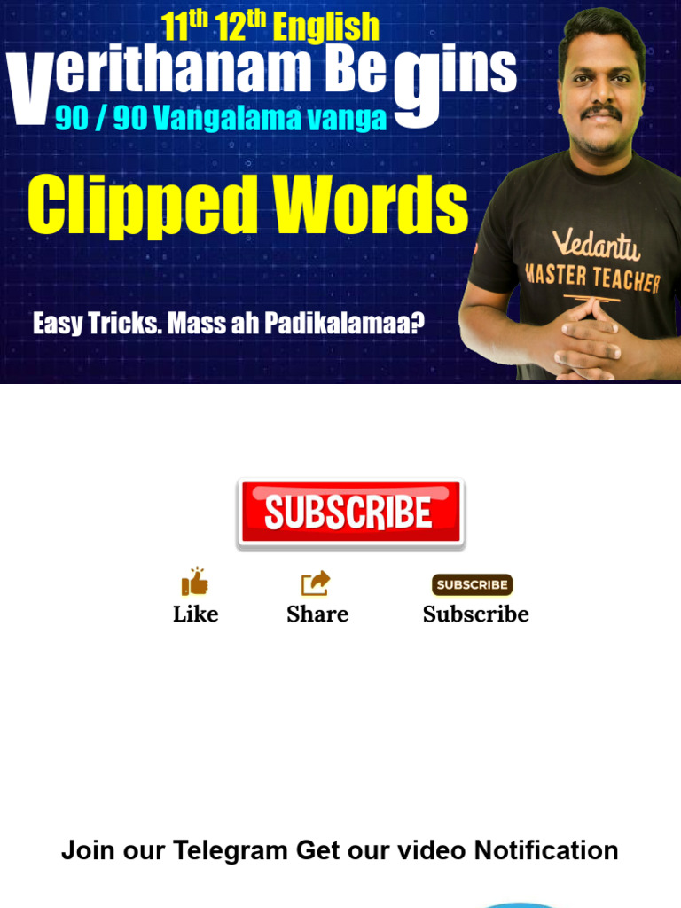 Clipped Words | PDF