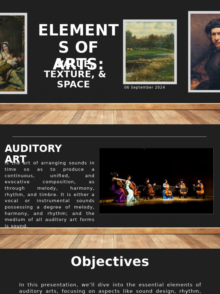 Group 5 Elements of Auditory Arts | PDF | Poetry | Tempo
