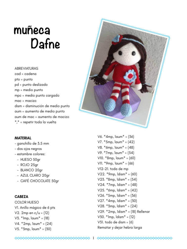 Muñeca DAFNE | PDF