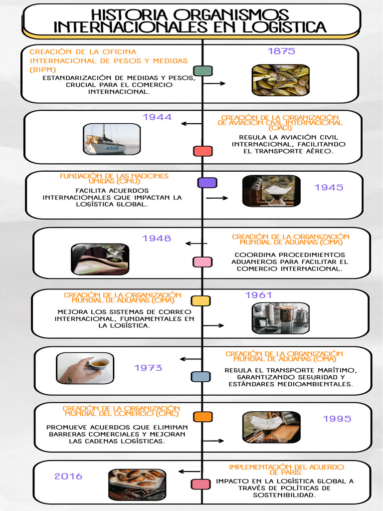 Infografia Línea Del Tiempo Historia Timeline Doodle Multicolor | PDF