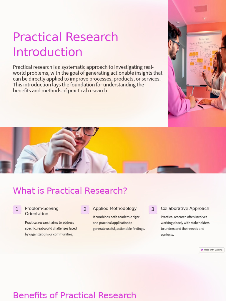 Practical Research Introduction | PDF | Methodology | Qualitative Research