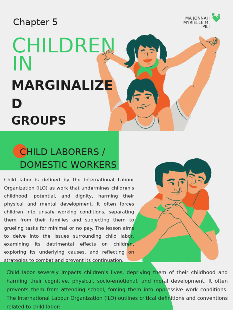 Chapter 5 Marginalized Groups | PDF | Child Abuse | Child Labour