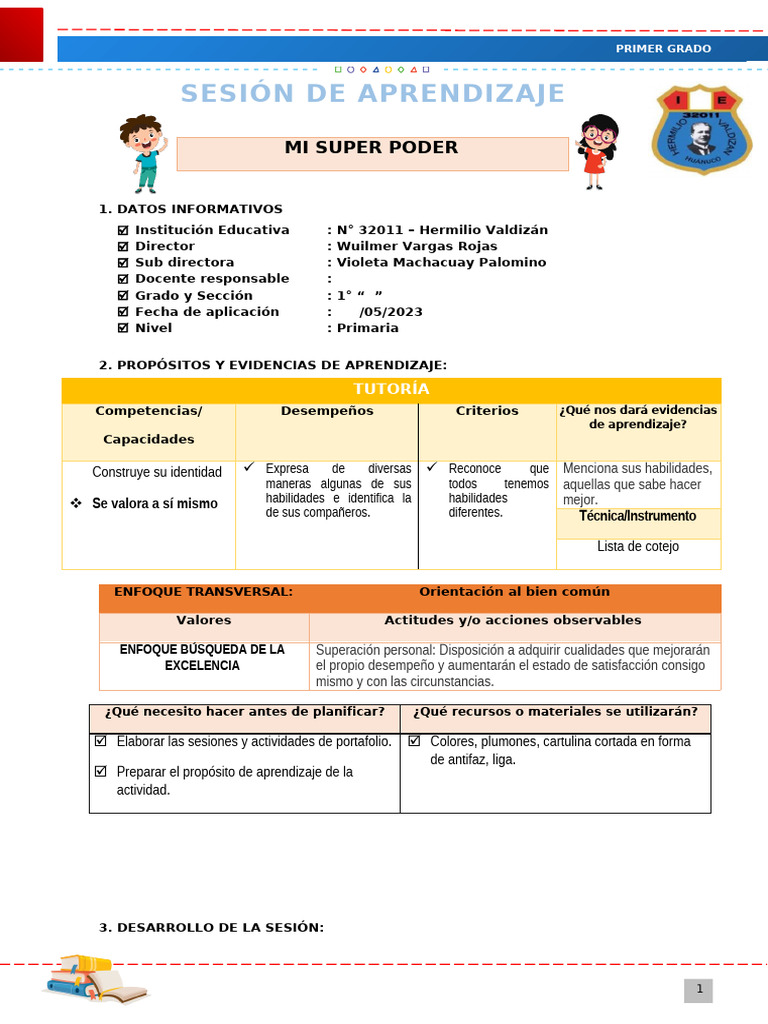 ACTIVIDAD DE TUTORIA 26 Mayo | PDF | Aprendizaje | Cognición