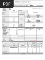 CS Form No. 212 Revised Personal | PDF | Government | Justice
