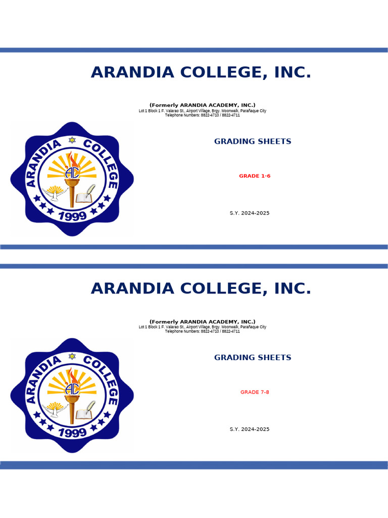 School Forms Cover | PDF