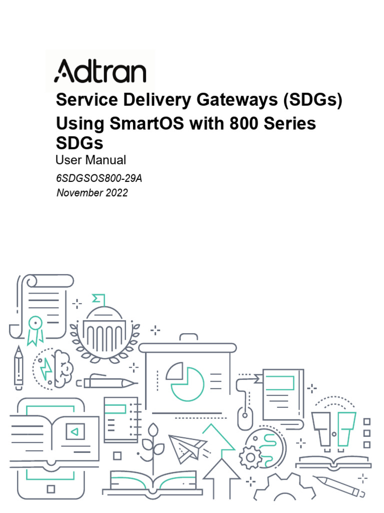 Adtran SmartOS For 800-Series SDGs - User Guide - 2022-11 | PDF | Ip Address | I Pv6