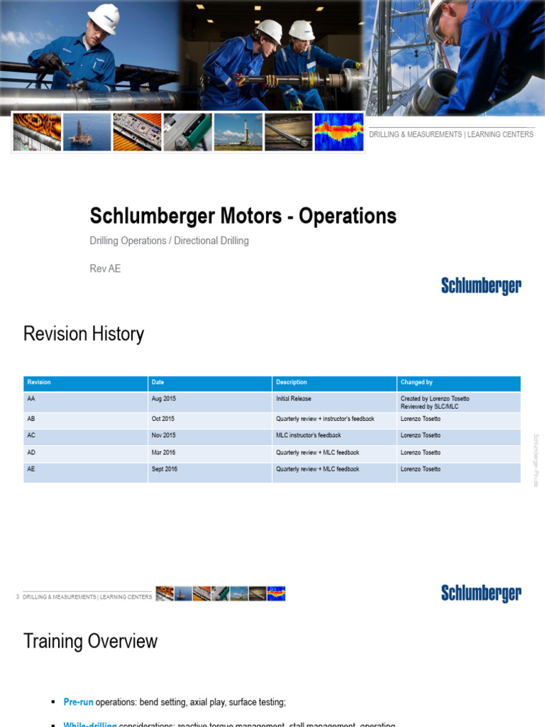 MLC Training for Schlumberger Motors | PDF | Mechanical Engineering