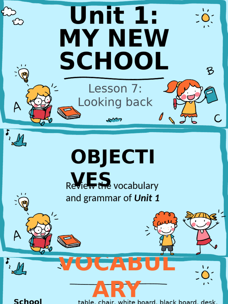 G6 Unit 1 Lesson 7 | PDF | Linguistics | Grammar