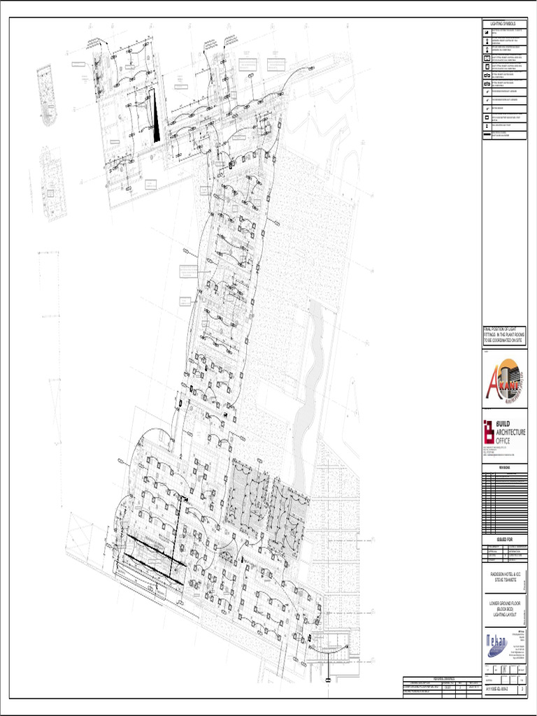 1530 A11100E-EL-009-2 Lower Ground Block BCD Lighting Layout Rev 3 ...